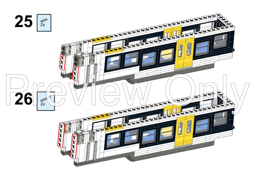 LEGO MOC Stadler Flirt 3 by sava13 | Rebrickable - Build with LEGO