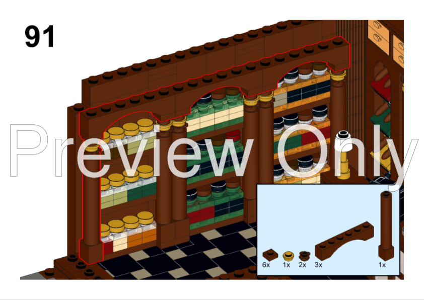 LEGO MOC Colonial Goods Store & Old Bakery (Dutch Quarter) by Brick ...