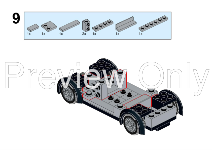 LEGO MOC BMW Coupé e30 by Pitzolino | Rebrickable - Build with LEGO