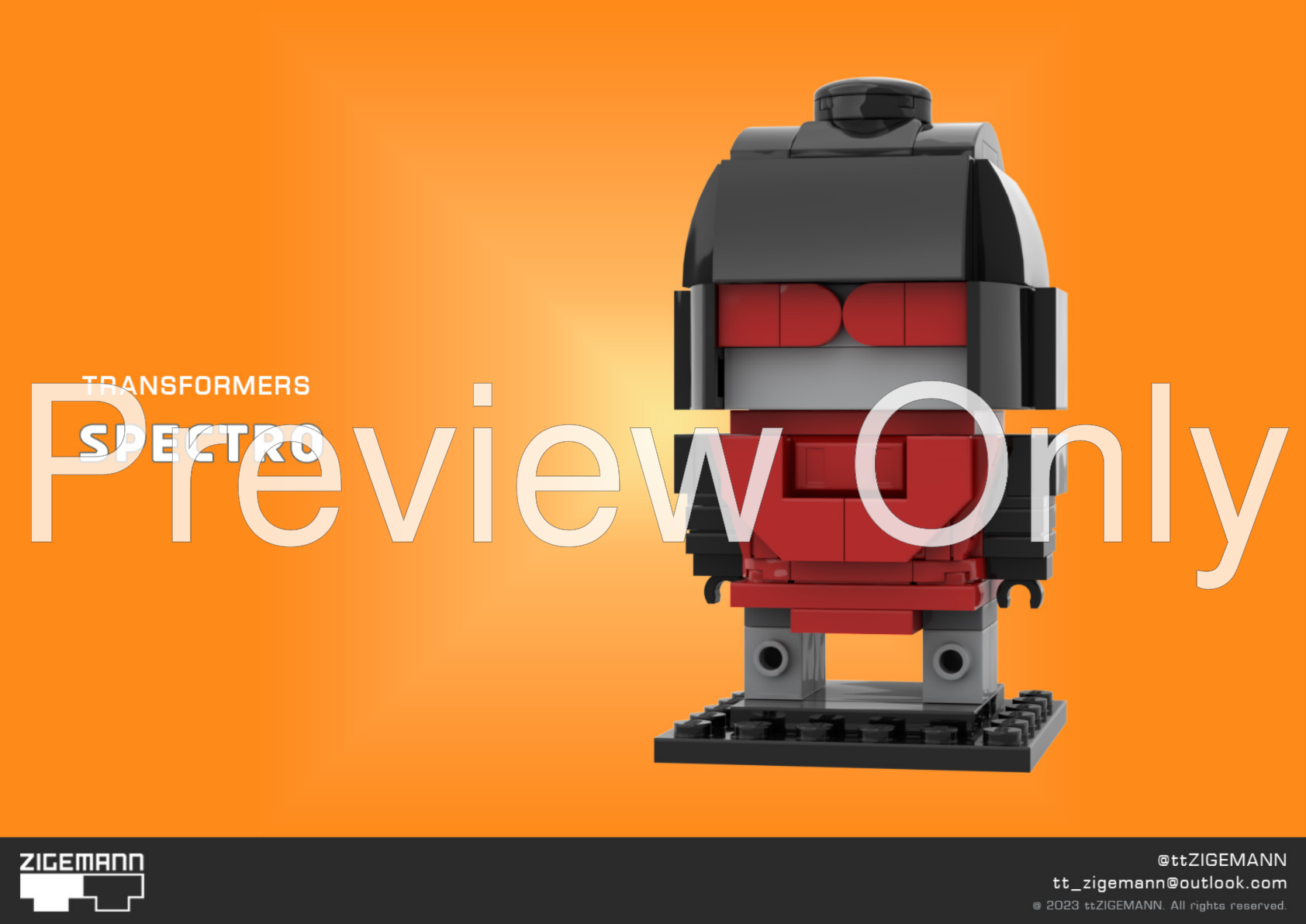 LEGO MOC Reflector by ttZIGEMANN | Rebrickable - Build with LEGO