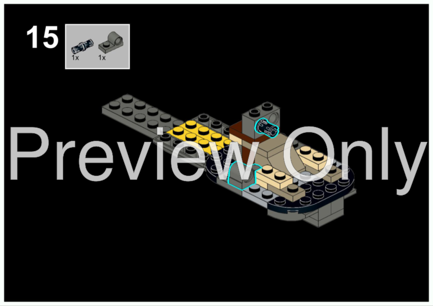 LEGO MOC Imperial Police Gunship by 3liasBlue | Rebrickable - Build ...