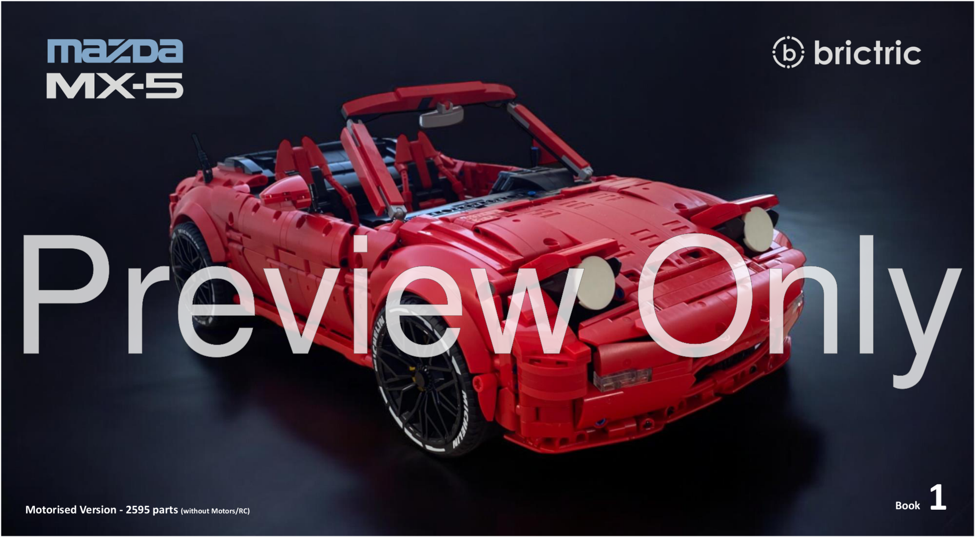 LEGO MOC Mazda MX5 Miata (NA) motorised by brictric | Rebrickable ...