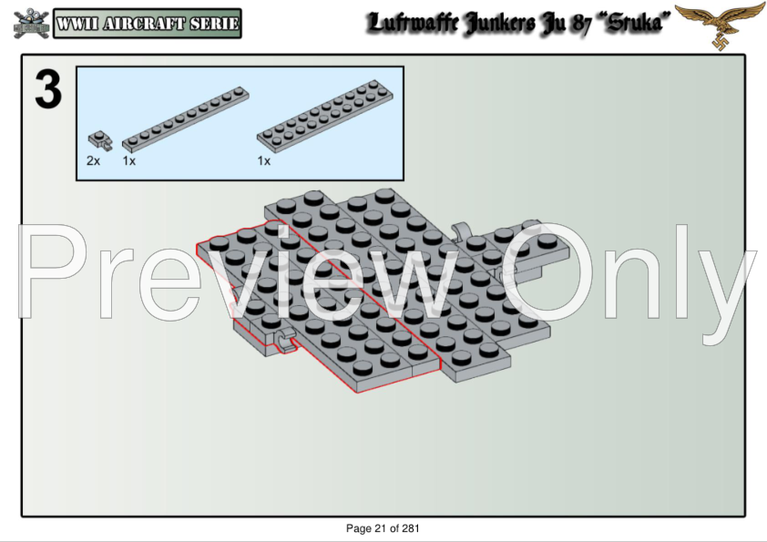 LEGO MOC Luftwaffe Junkers JU 87 Stuka by AlessandroMaffioli ...