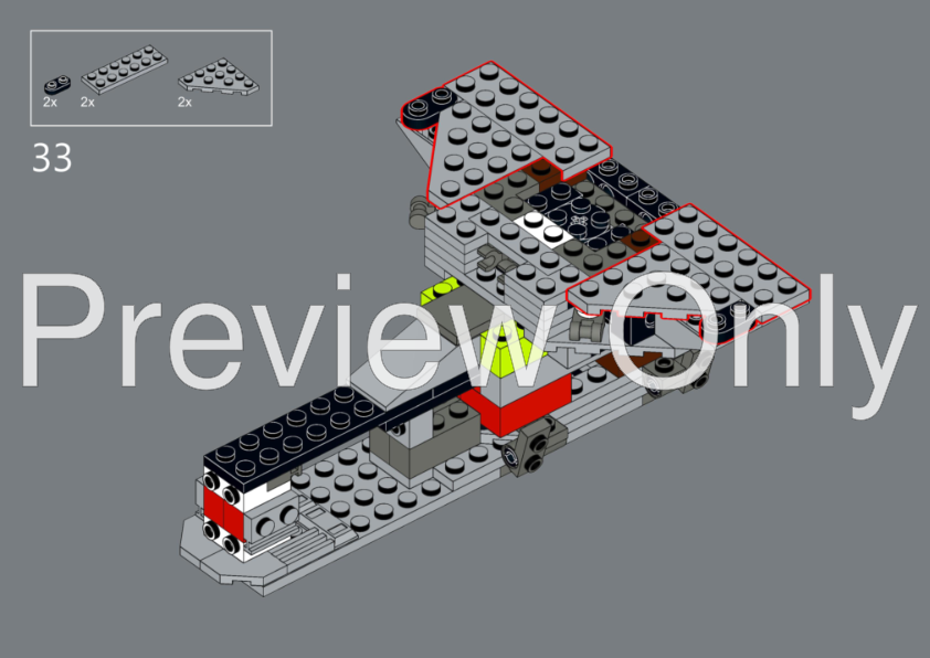 LEGO MOC The Razor Crest from 75375 Falcon by Tomasso | Rebrickable ...