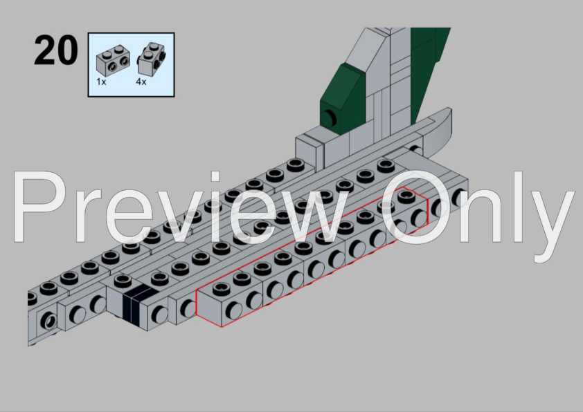LEGO MOC Avro Vulcan by hyphencubed | Rebrickable - Build with LEGO