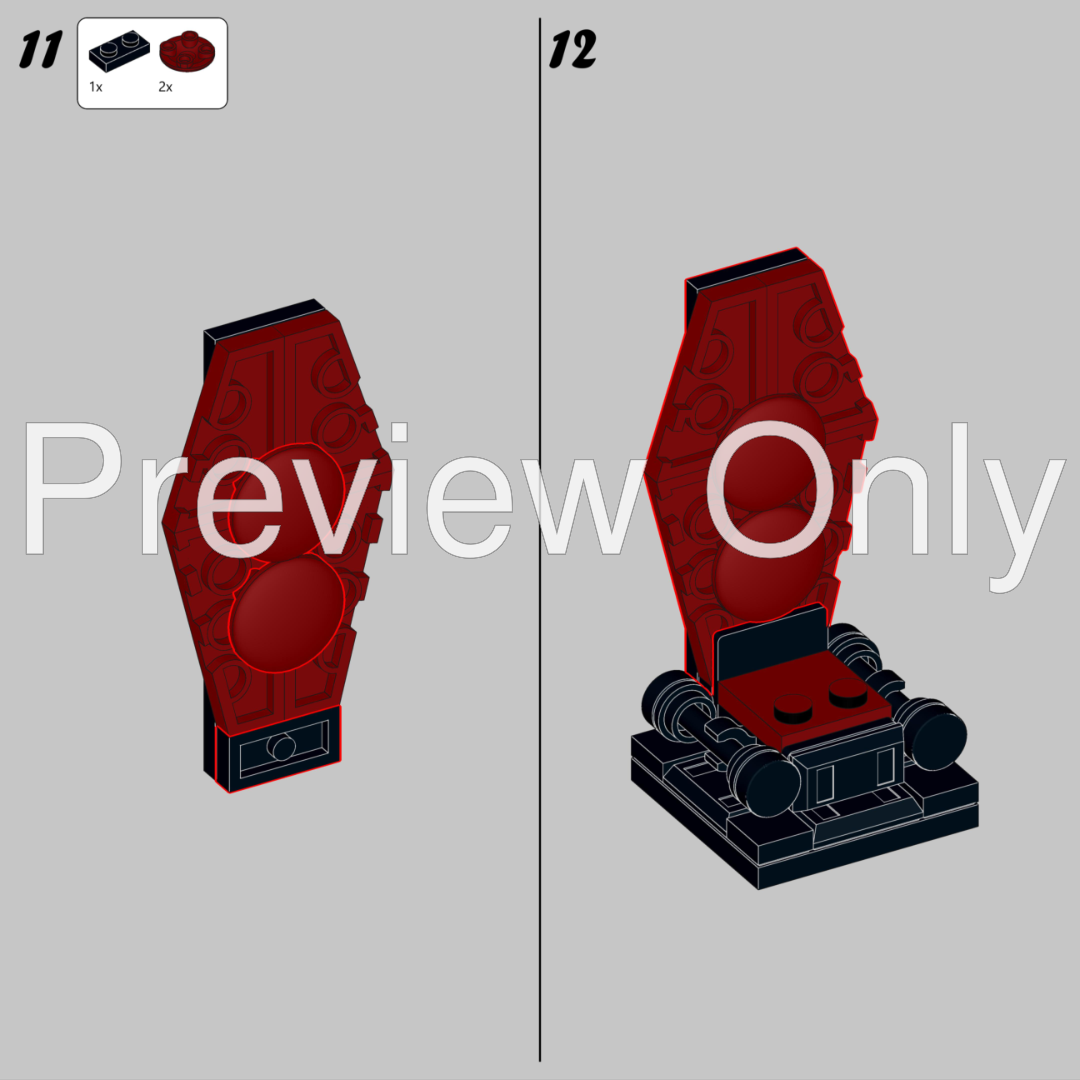 LEGO MOC Lego Vampire Coffin MOC - Halloween Medieval DnD scenery props ...