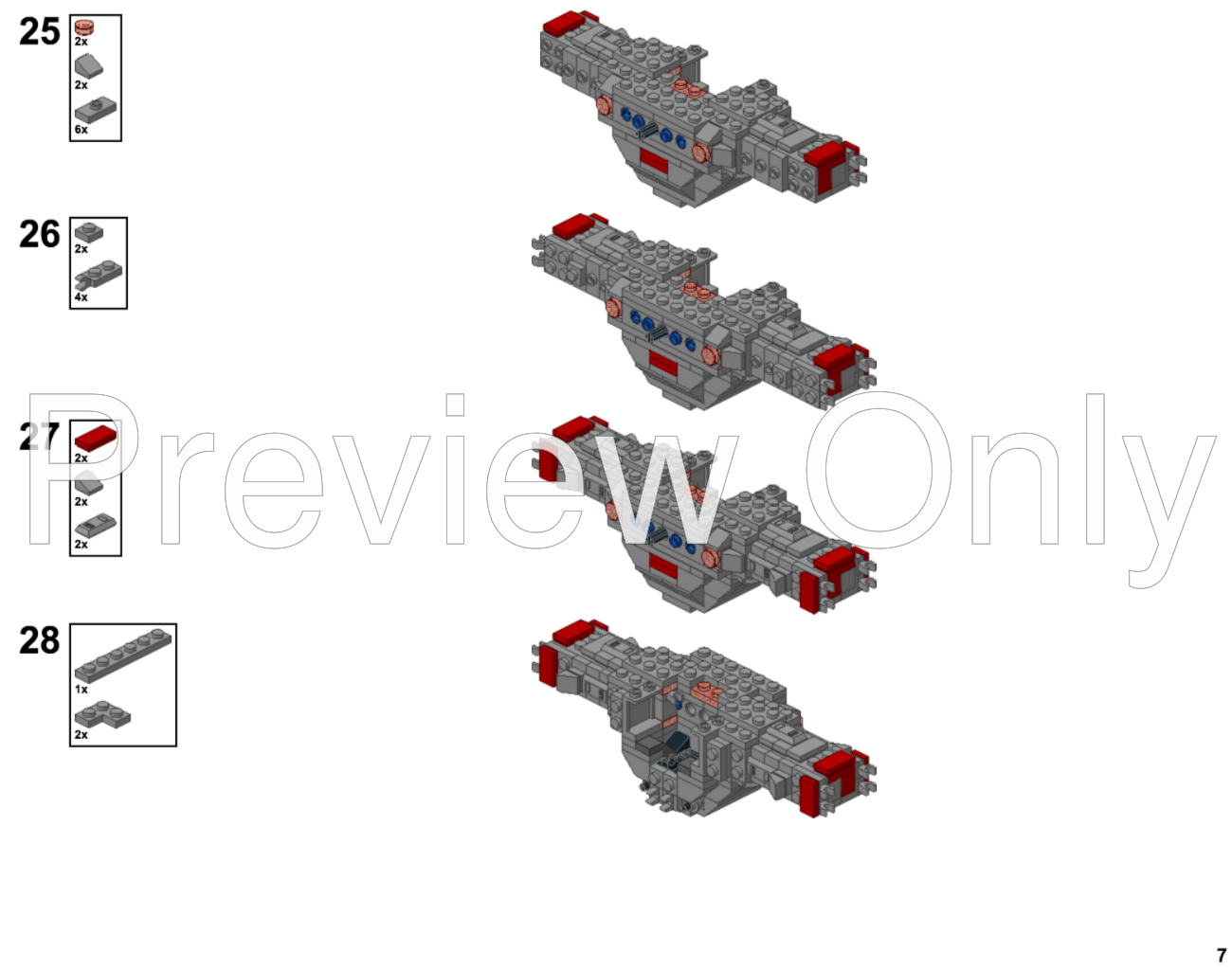 LEGO MOC Fighter (Imperial Twin Ion Engine) by barneius | Rebrickable ...