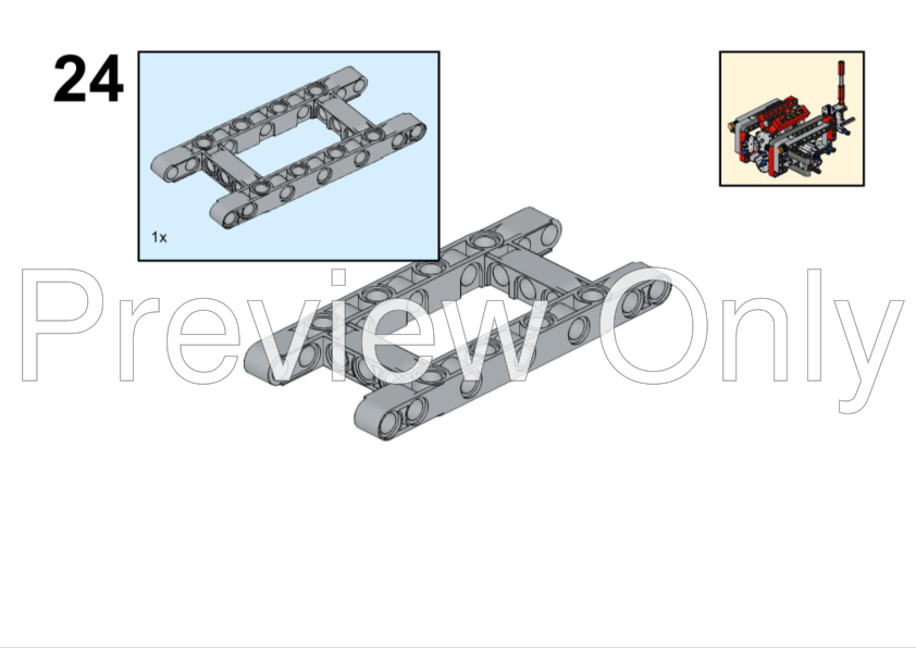 LEGO MOC 42098: Pickup Truck with UTV Trailer by MattBuildz ...