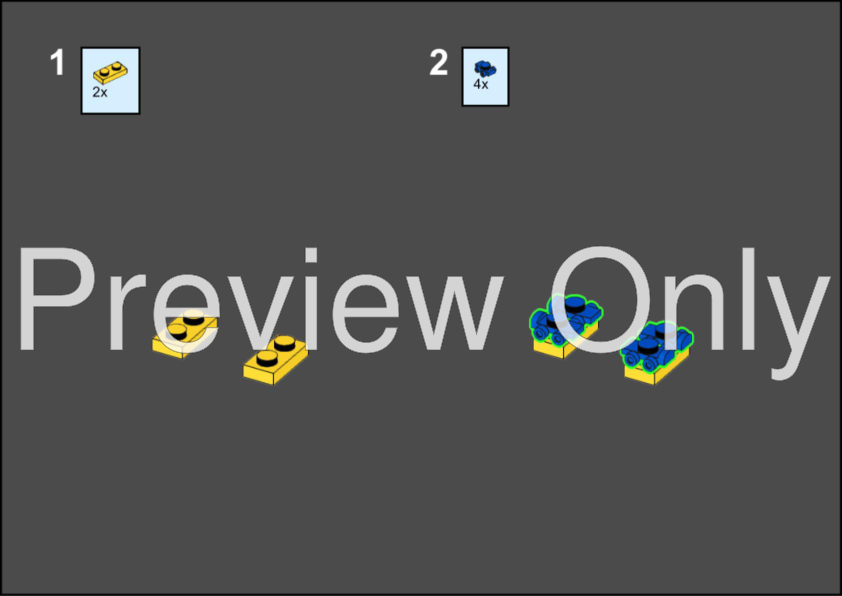 LEGO MOC Cyclops Brickheadz by Ant0noo | Rebrickable - Build with LEGO