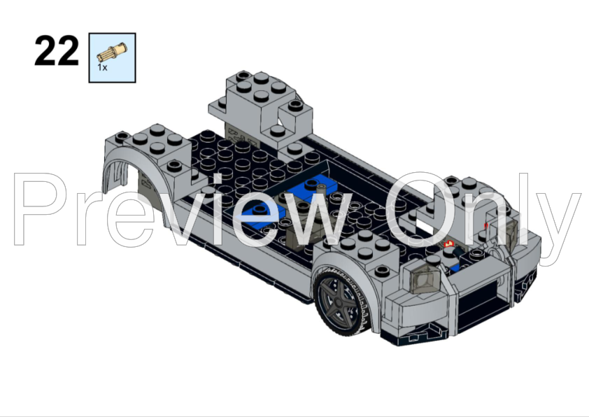 LEGO MOC 76917 - Modded R34 GT-R by Euro Trash Bricks | Rebrickable ...