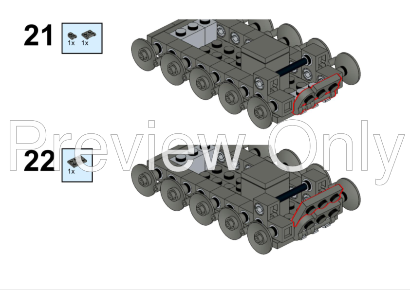 LEGO MOC-199144 Tiger 2 WW2 Tank by BrickMotions6026 | Rebrickable ...