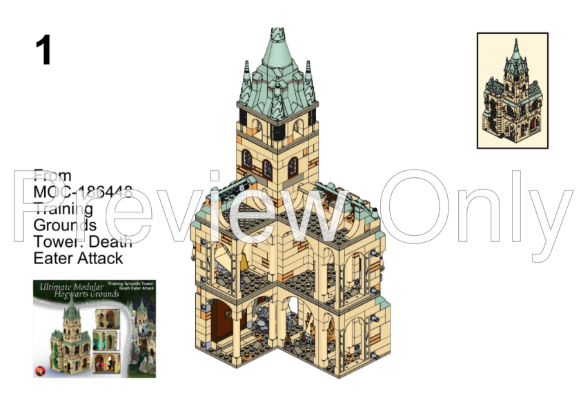 LEGO MOC-199153 HP Modular - The Clock Tower - Collector's Edition by ...
