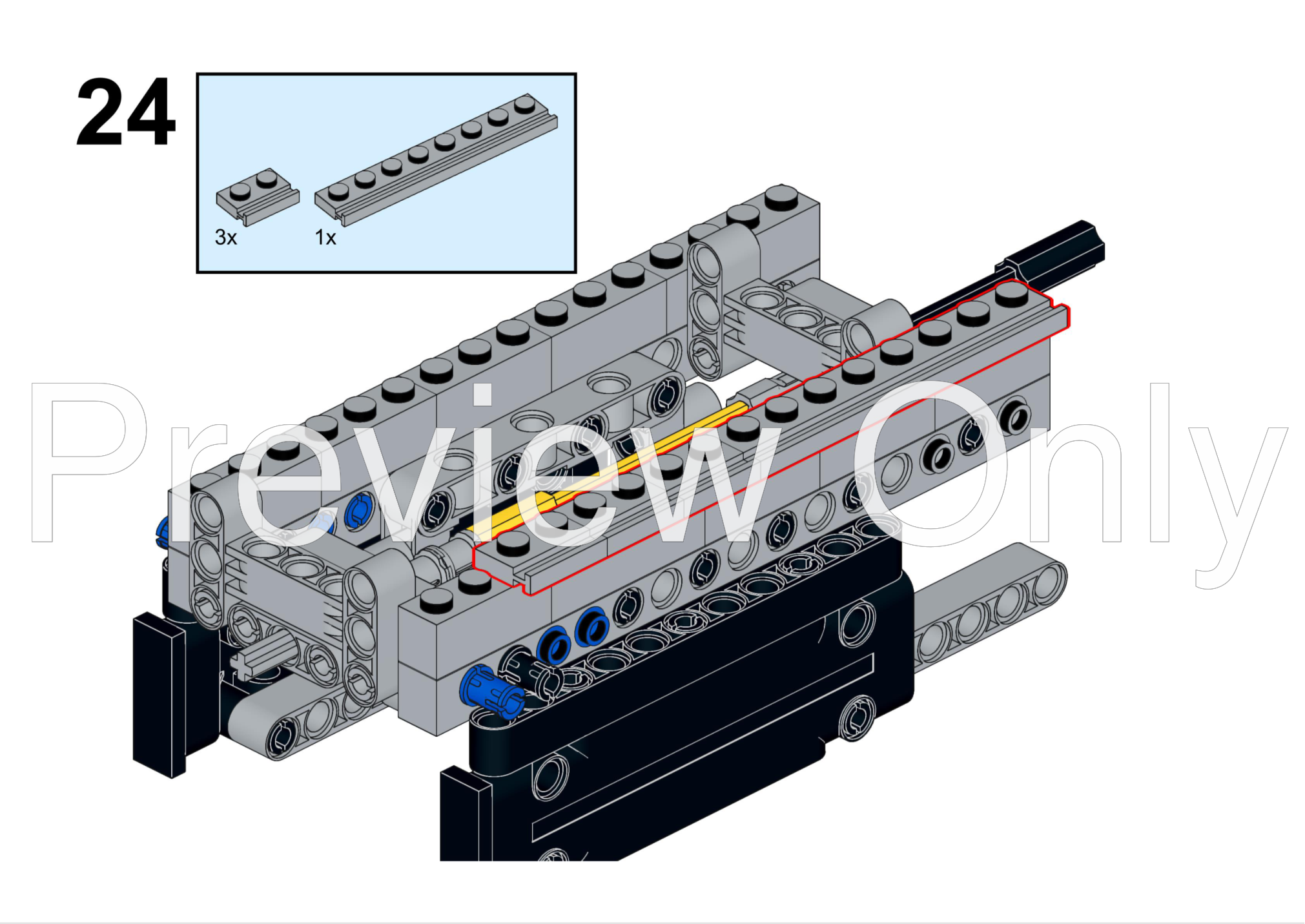 LEGO MOC V10 engine model by xiaohutushen | Rebrickable - Build with LEGO