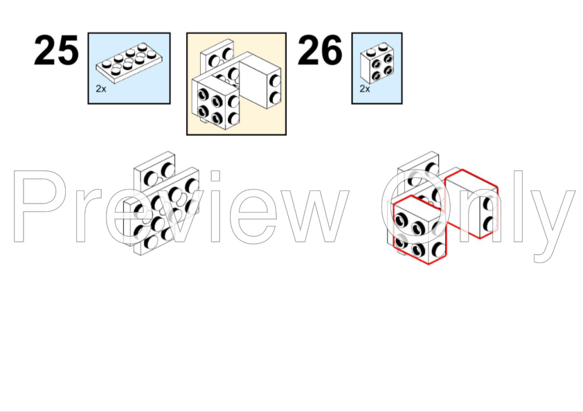 LEGO MOC Up-Scaled LEGO Minifigure: Blocky Skeleton by ZTBricks ...