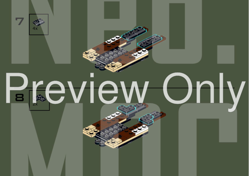 LEGO MOC CT2 HUMVEE HAWKEYE by Neo.moc | Rebrickable - Build with LEGO