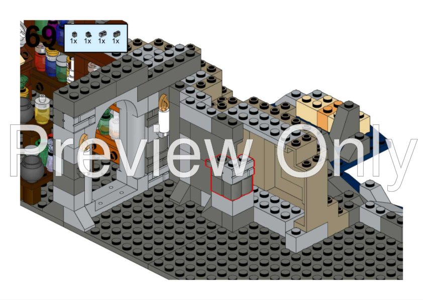 LEGO MOC Side entrance by Polokot | Rebrickable - Build with LEGO