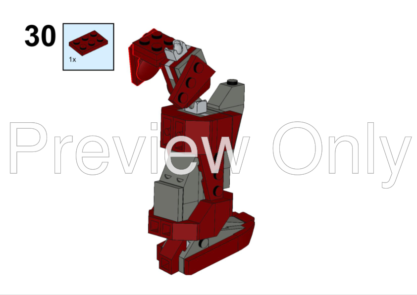 LEGO MOC Armored Core 3 Mirage inspired mech (AV19 mobility type) by ...