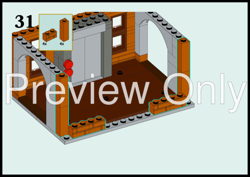 LEGO MOC X-Mansion - X-Tra Floor by BardicBricks | Rebrickable - Build ...