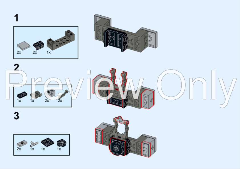 LEGO MOC First Order TIE by BaufmanBricks | Rebrickable - Build with LEGO