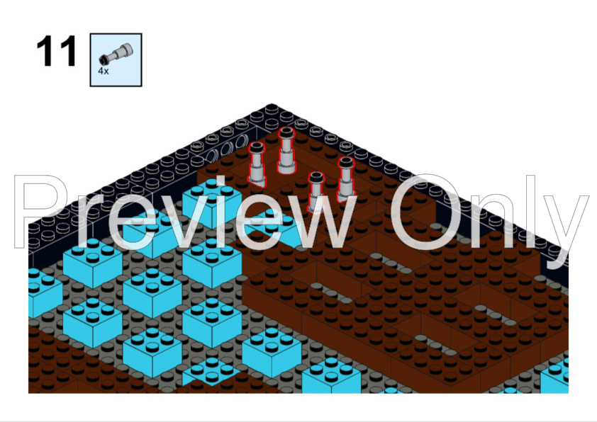 LEGO MOC Big Tree Cemetary by IBrickedItUp | Rebrickable - Build with LEGO