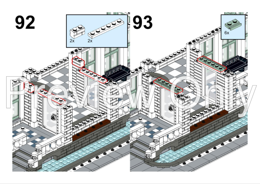LEGO MOC Holiday Conservatory by K_Giffen_Creates | Rebrickable - Build ...