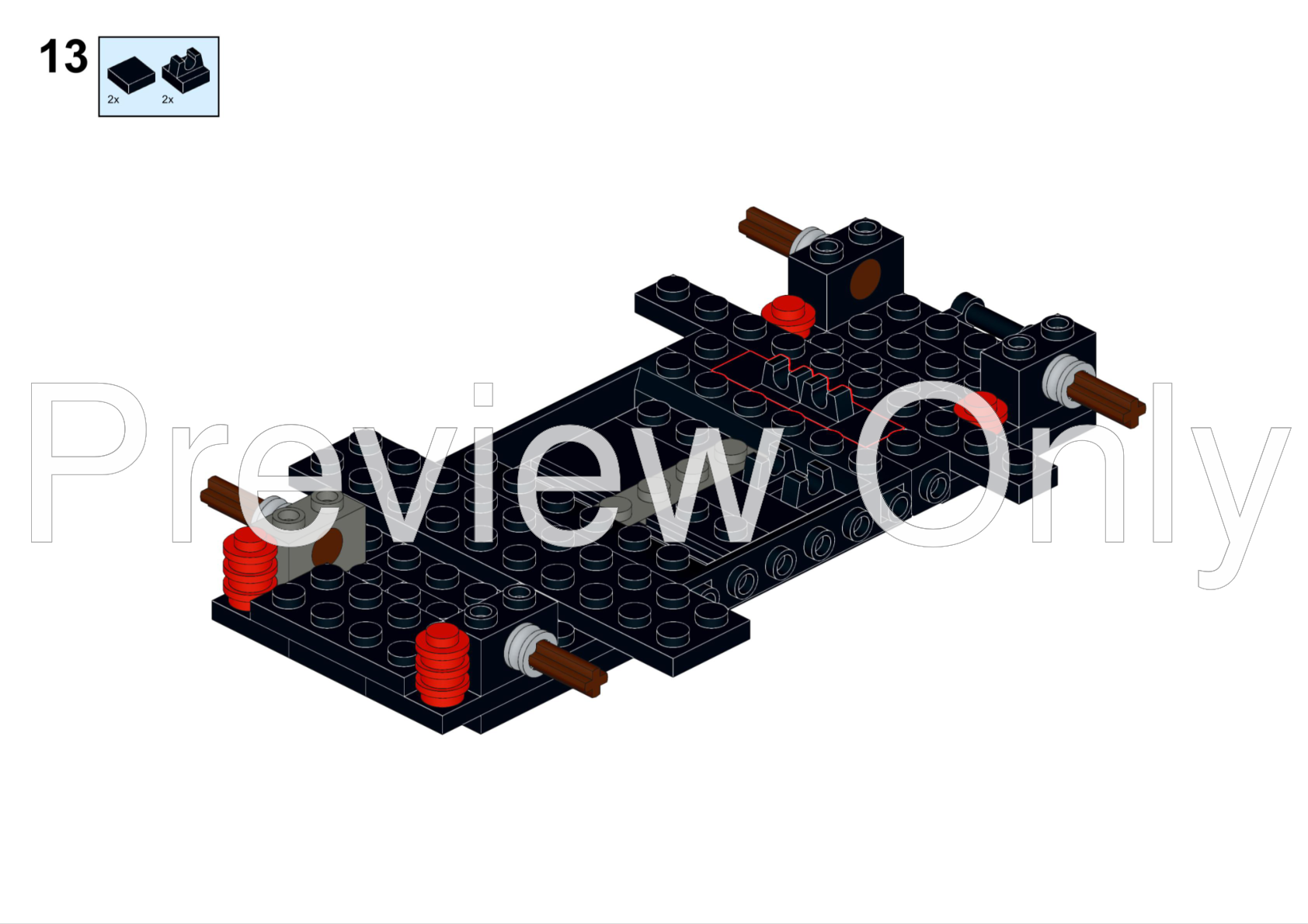 LEGO MOC The Vengeance Batmobile V5 by LEGOJOSEPH | Rebrickable - Build ...