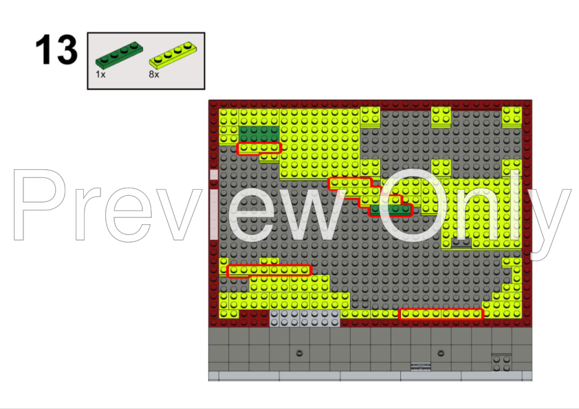 LEGO MOC City Green - Central Park & Pond - 32x32 Baseplate by Brick ...