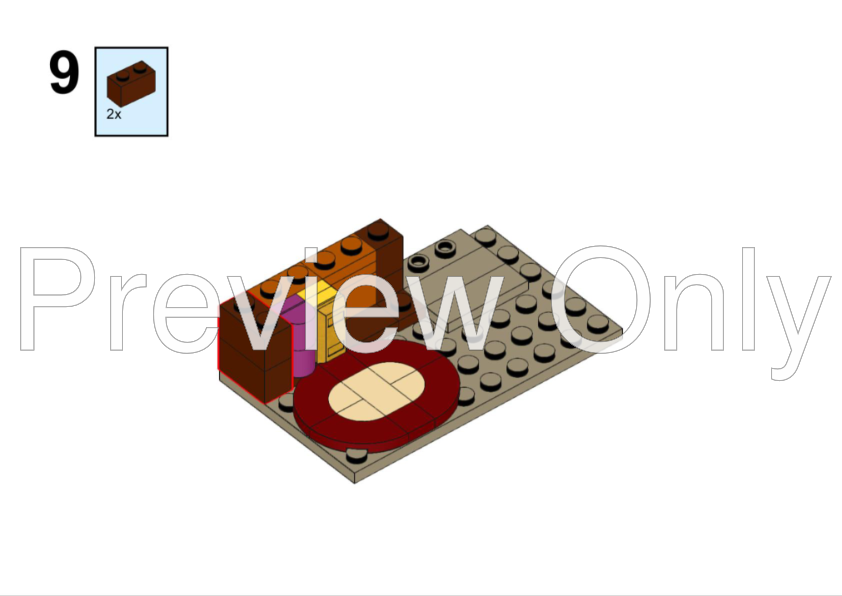 LEGO MOC-200093 Books Stand by gabizon | Rebrickable - Build with LEGO