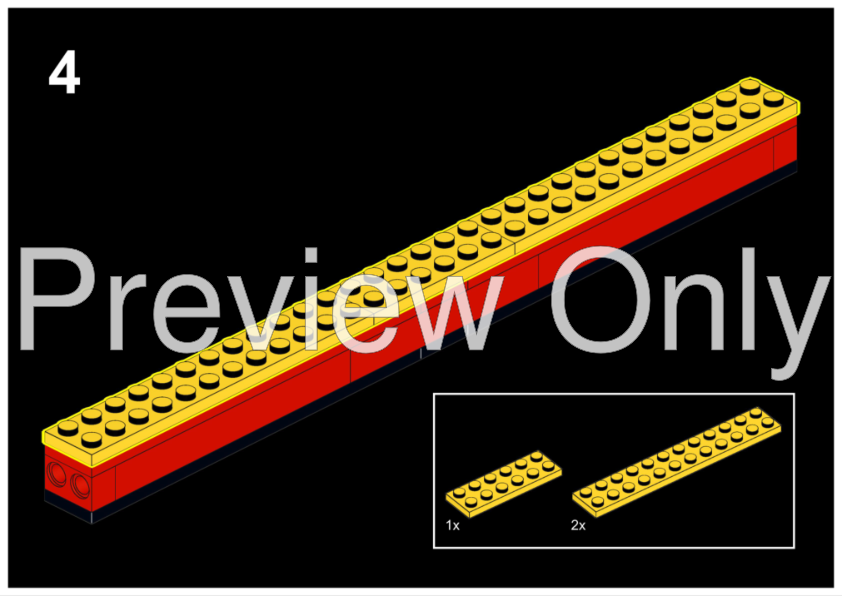 LEGO MOC Extendable Bracket for Semi Low Loader Trailer by GMTBRICKS ...