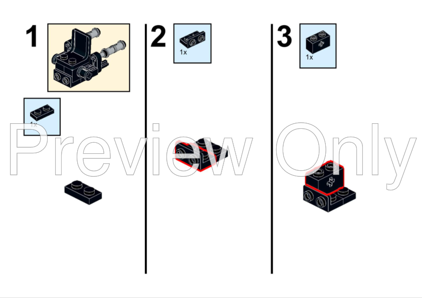 LEGO MOC Batbike-Batmobile by poom_ts | Rebrickable - Build with LEGO