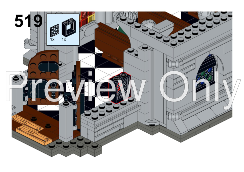 LEGO MOC-200544 Medieval Church - Medieval Village Diorama by Mikey ...