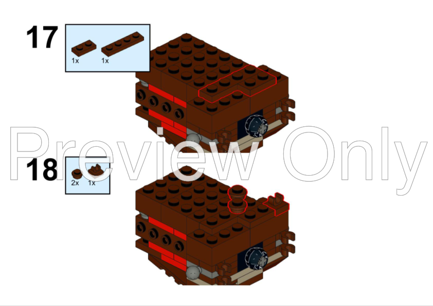 LEGO MOC Chewy by Moc_Lobster | Rebrickable - Build with LEGO