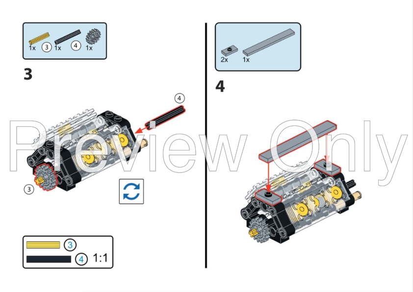 LEGO MOC 42154 Ford GT RC MOD for Powered Up Motors by otrans ...