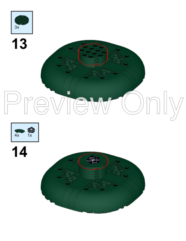LEGO MOC Upscaled pine tree by Briquoleur | Rebrickable - Build with LEGO