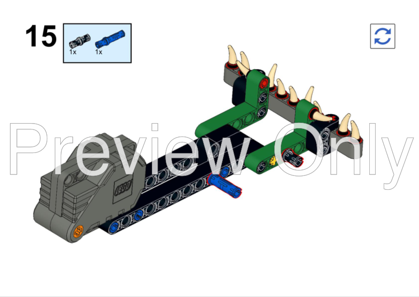 LEGO MOC ATV / Cripper 42149 alternative by eyal670 | Rebrickable ...