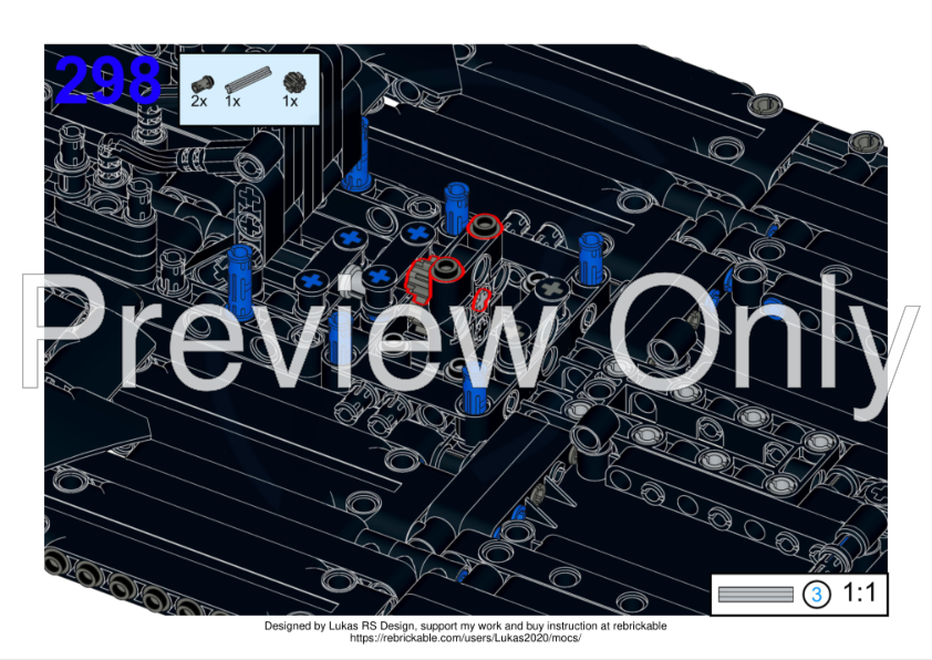 LEGO MOC-201197 Williams F1 Racing FW46 (Default and Special Livery) 1: ...