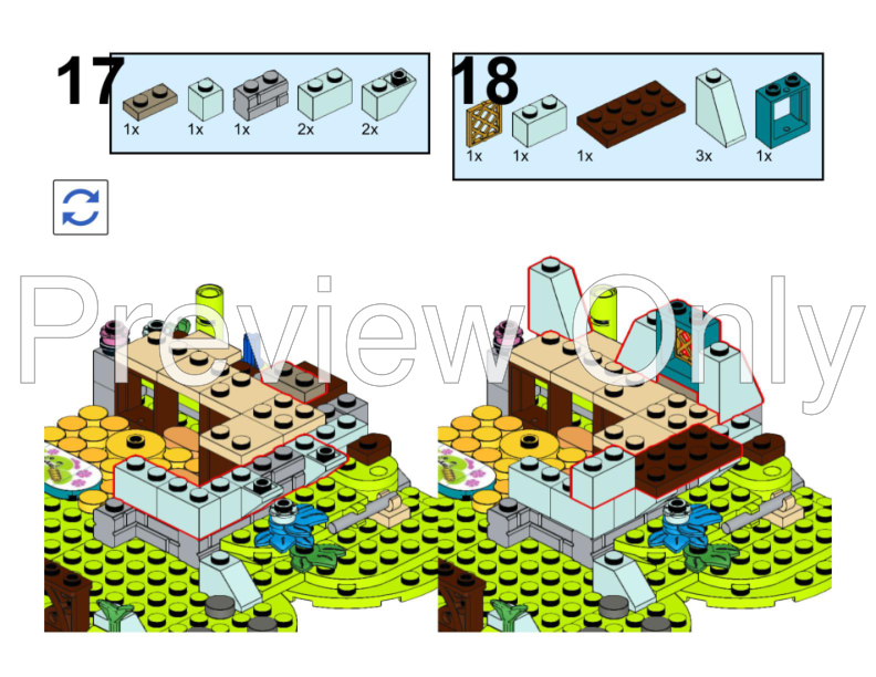 LEGO MOC-201231 Dream Cottage by penumbra12 | Rebrickable - Build with LEGO