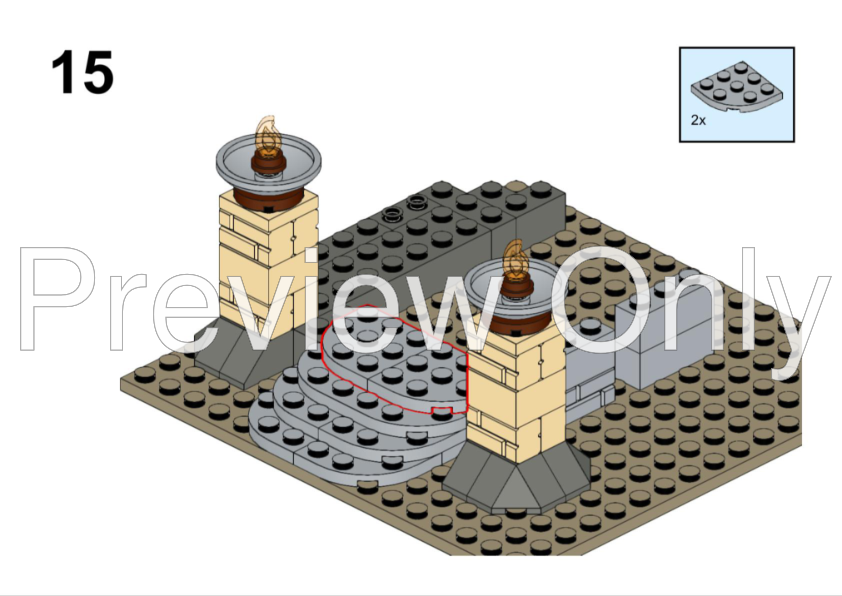 LEGO MOC-201290 Medieval Watchtower by thrul | Rebrickable - Build with ...