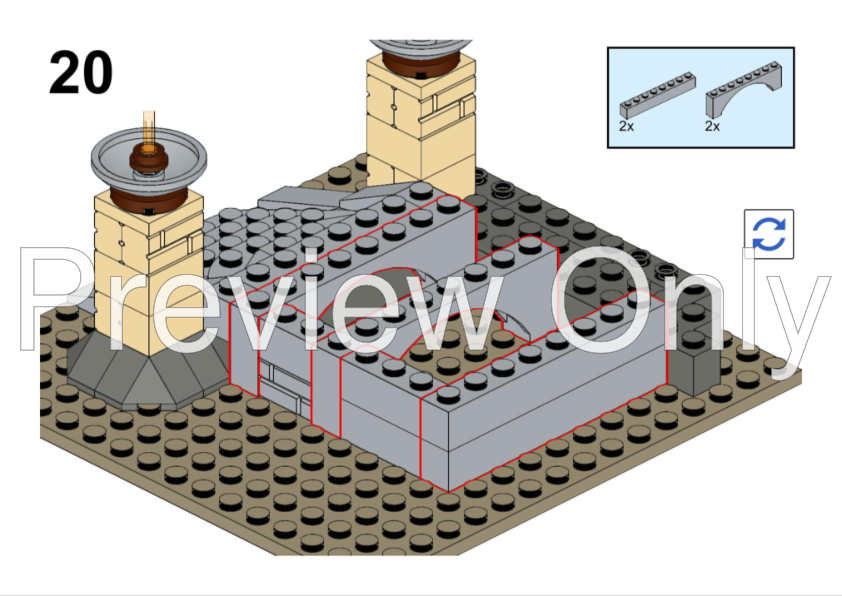 LEGO MOC-201290 Medieval Watchtower by thrul | Rebrickable - Build with ...