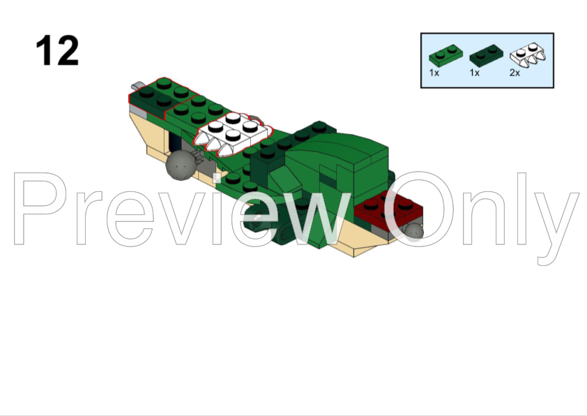 LEGO MOC 31058 Kronosaurus by bloooop | Rebrickable - Build with LEGO