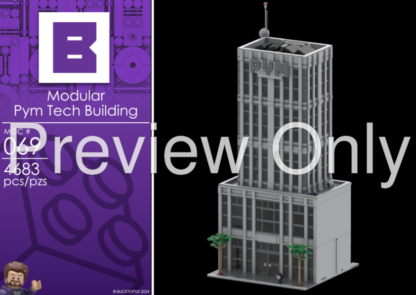 LEGO MOC Modular Pym Technologies Building - Ant-Man Tower by Bucktopus ...