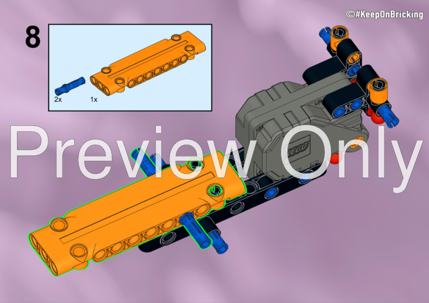 LEGO MOC 42166 Supertruck by Keep On Bricking | Rebrickable - Build ...