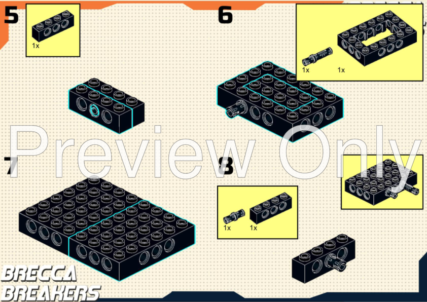 LEGO MOC Display Base Terra Brecca Breakers by Limit Brick ...