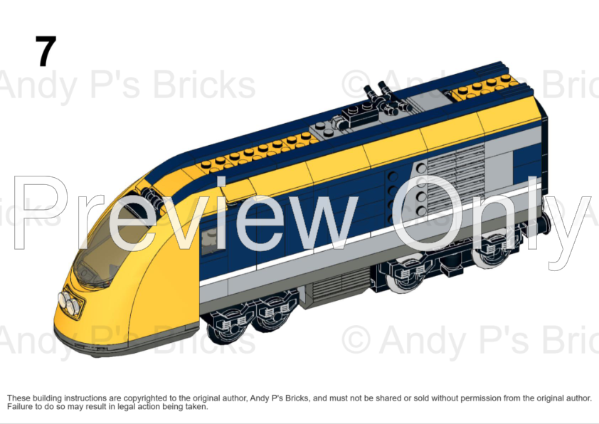 LEGO MOC 60197 Alternate Build - Double Decker Superliner Style ...
