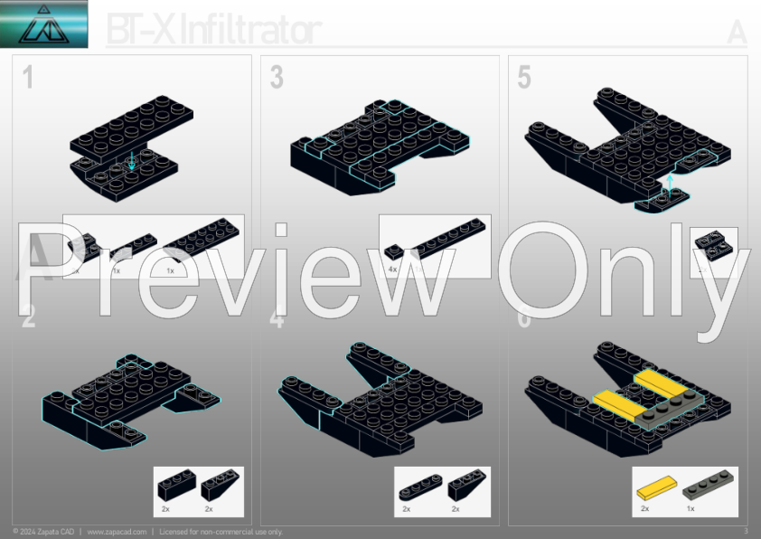LEGO MOC BT-X Infiltrator by Gilganesh | Rebrickable - Build with LEGO