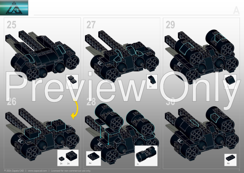 LEGO MOC-201654 BT-X Infiltrator by Gilganesh | Rebrickable - Build ...