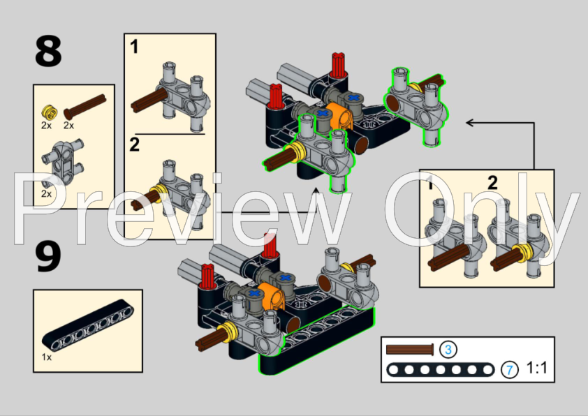 LEGO MOC 42161 Telehandler by artemisovsky | Rebrickable - Build with LEGO