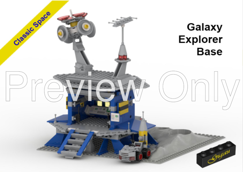 LEGO MOC Galaxy Explorer Moonbase by gigau | Rebrickable - Build with LEGO