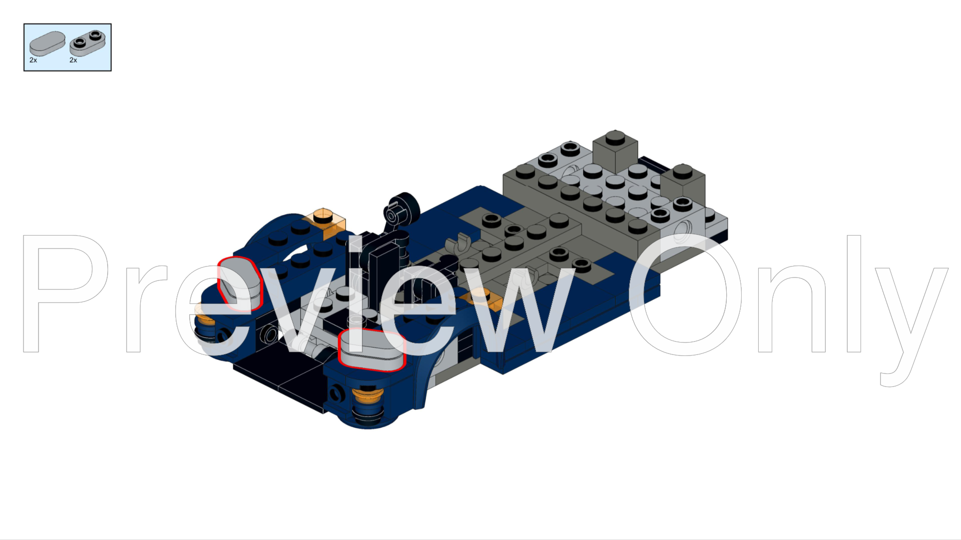 LEGO MOC Inspired by Subaru Impreza GC8 by imYoko996 | Rebrickable ...