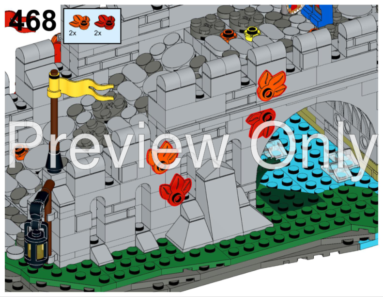 LEGO MOC Medieval River Crossing by Mikey_Brickalloti | Rebrickable ...